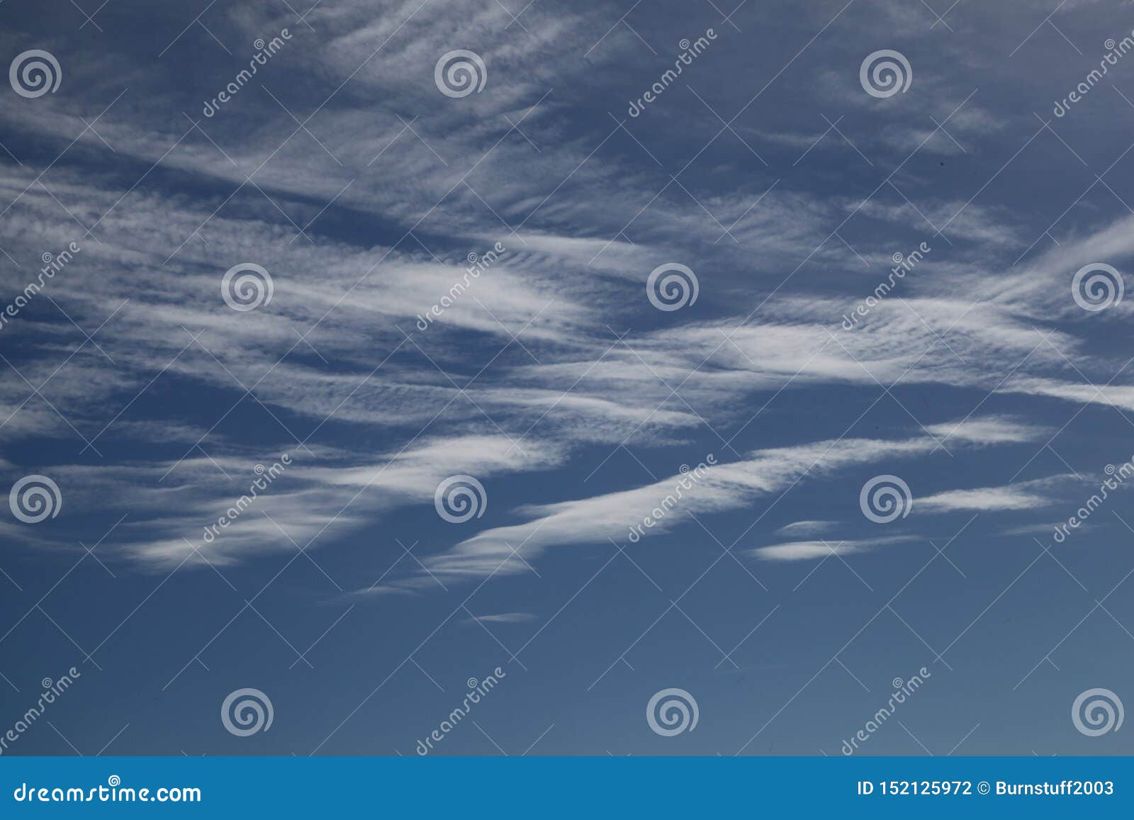Blue sky with slight cloud stock photo. Image of time - 152125972