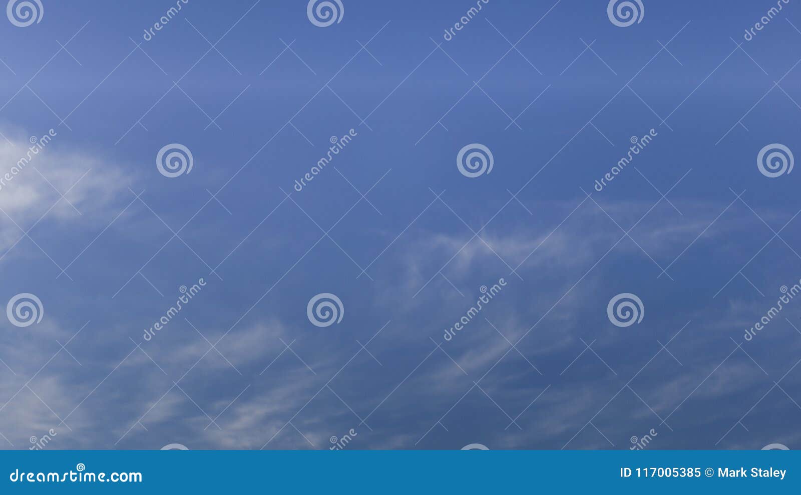 A Blue Sky with Slight Thin Clouds Stock Image - Image of wispy ...