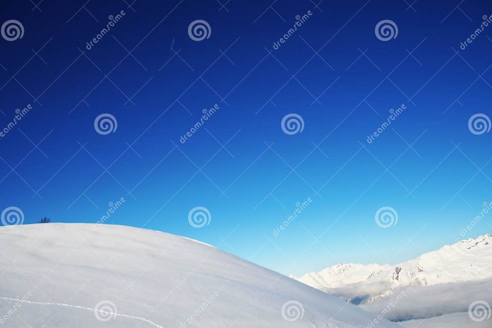 Blue sky and snow stock photo. Image of climate, frost - 2737170