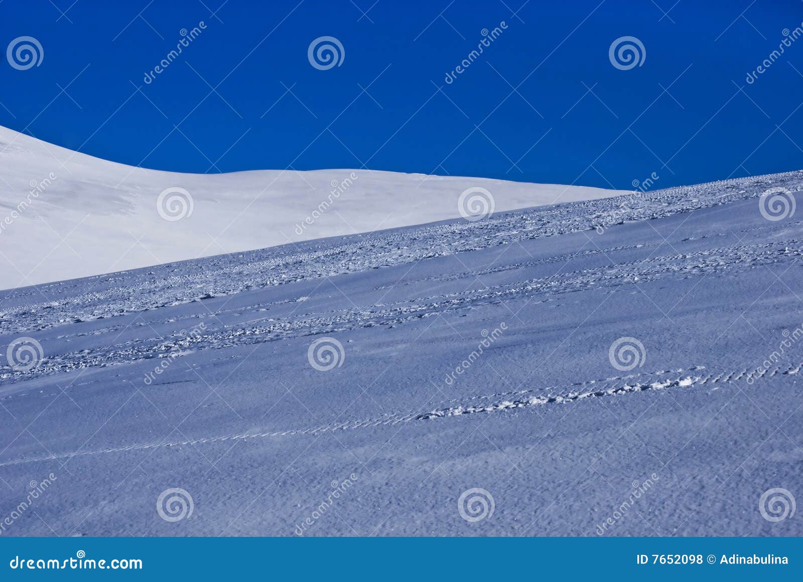 Blue sky and snow stock photo. Image of ecology, light - 7652098