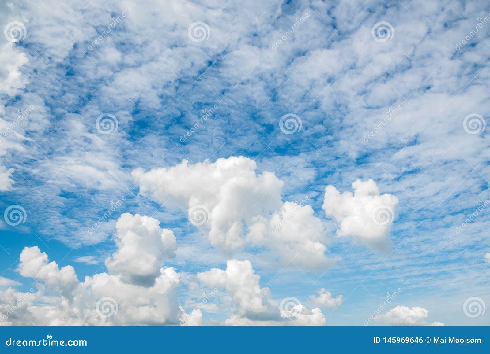 Blue Sky with Soft Cloud Background Stock Photo - Image of freedom ...