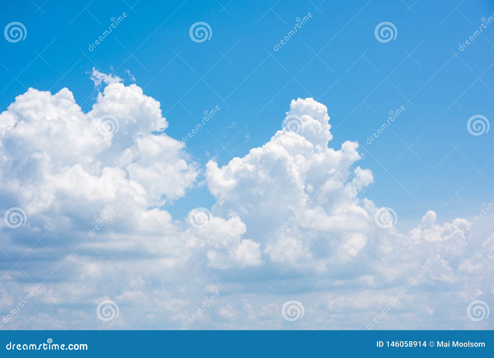 Blue Sky with Soft Cloud Background Stock Photo - Image of bright ...