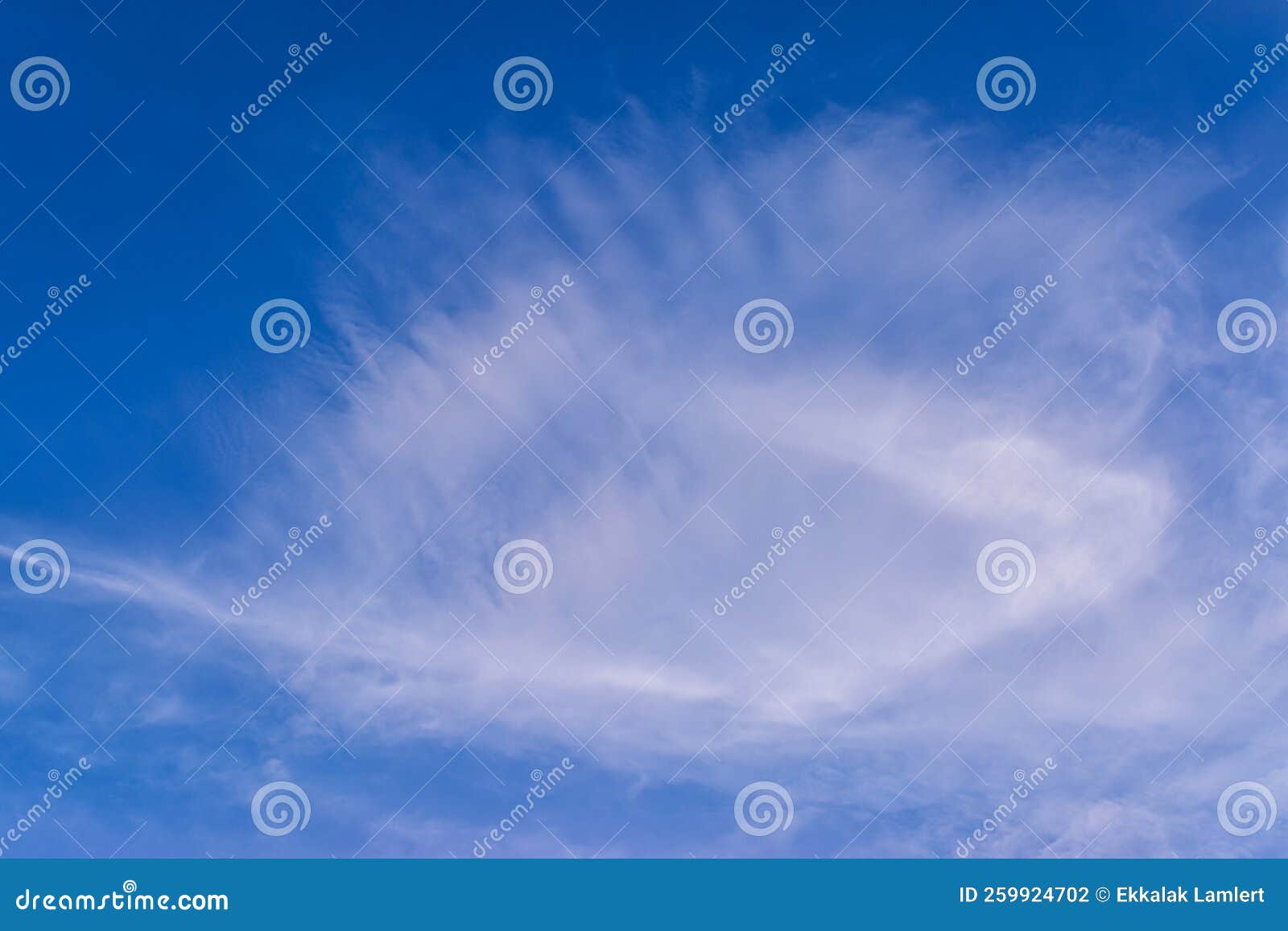Blue sky and softly cloud stock photo. Image of wind - 259924702