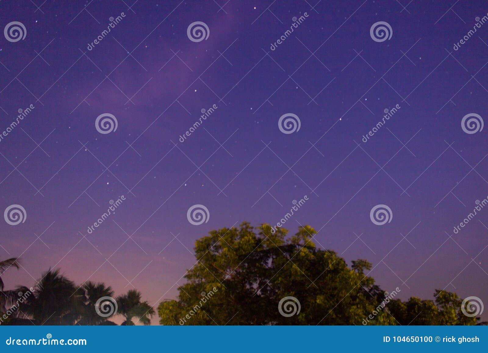Blue sky with stars stock photo. Image of blue, pretty - 104650100