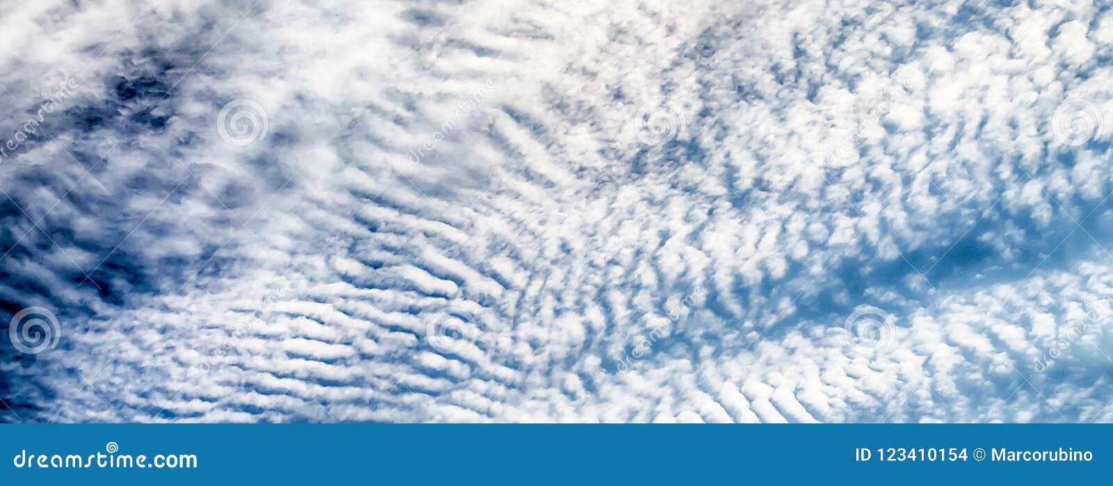 Blue Sky with Stripes Clouds Texture, May Use As Background Stock Photo ...