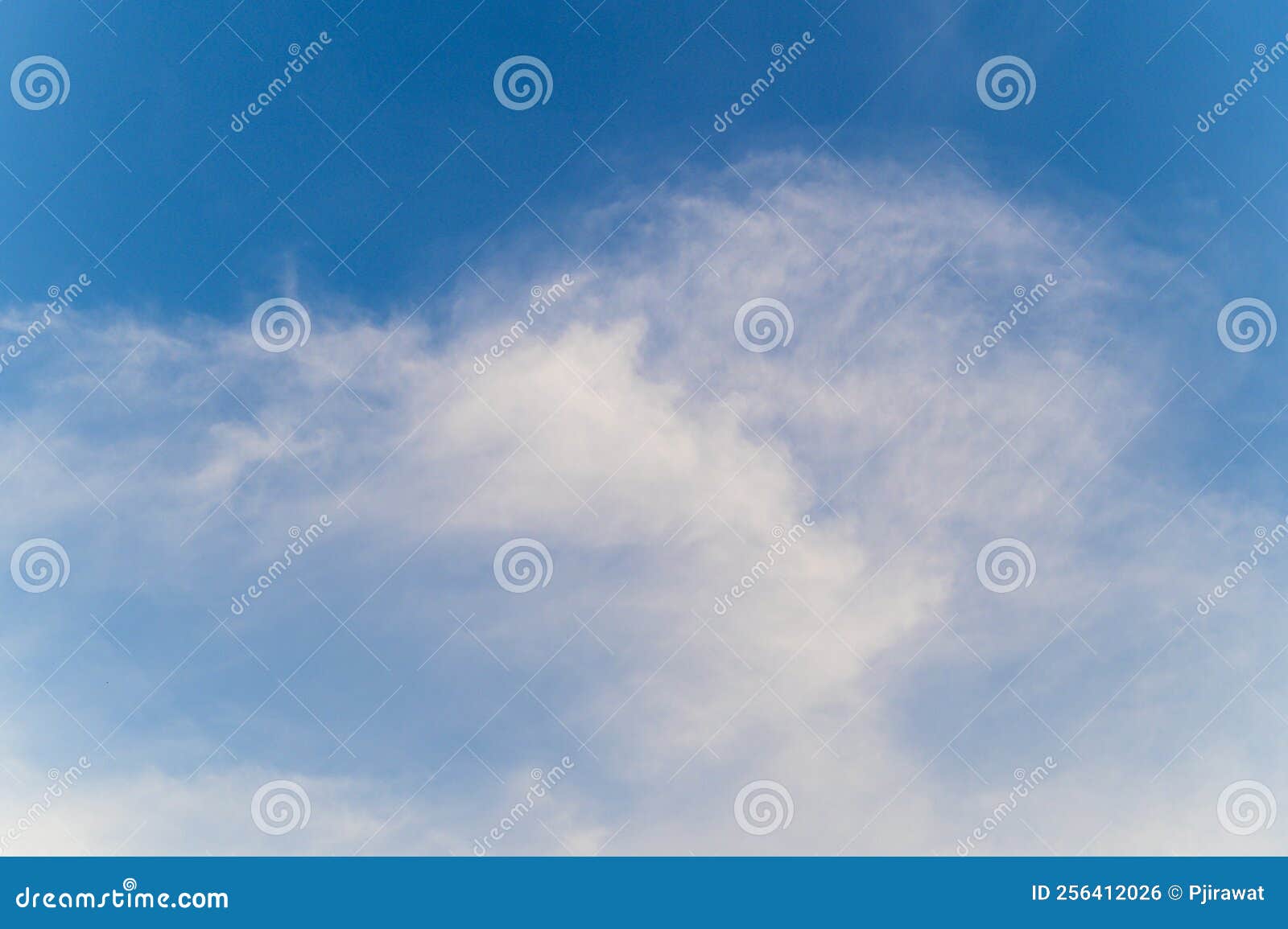 Blue sky in summer day stock photo. Image of pattern - 256412026