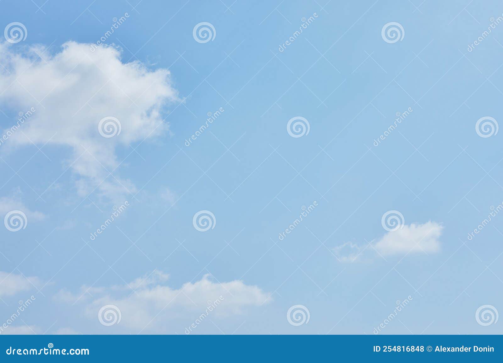 Blue Sky Texture with White Clouds for Background Stock Photo - Image ...