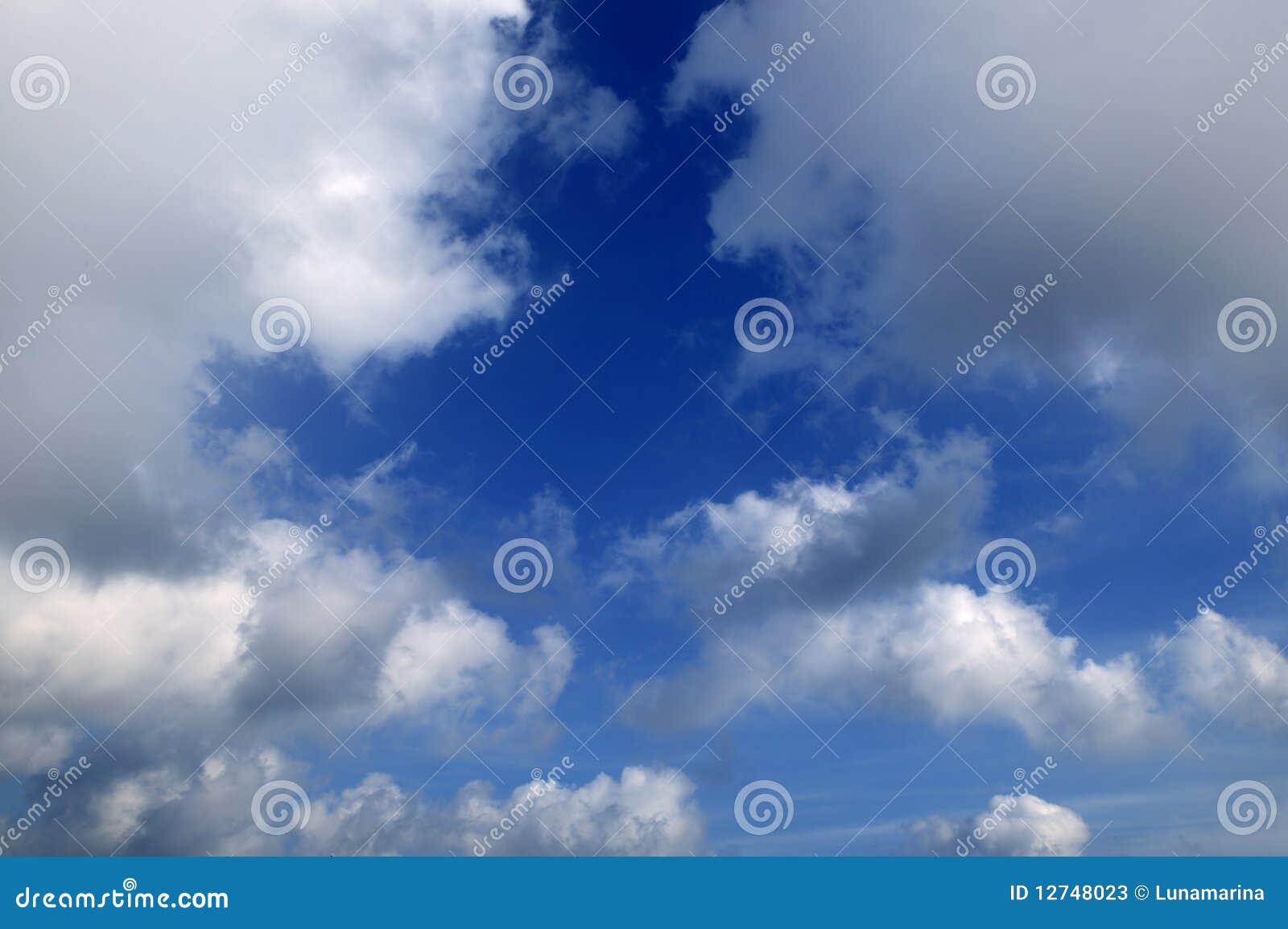 Blue Sky View from Aircraft Airplane Stock Image - Image of heavens ...
