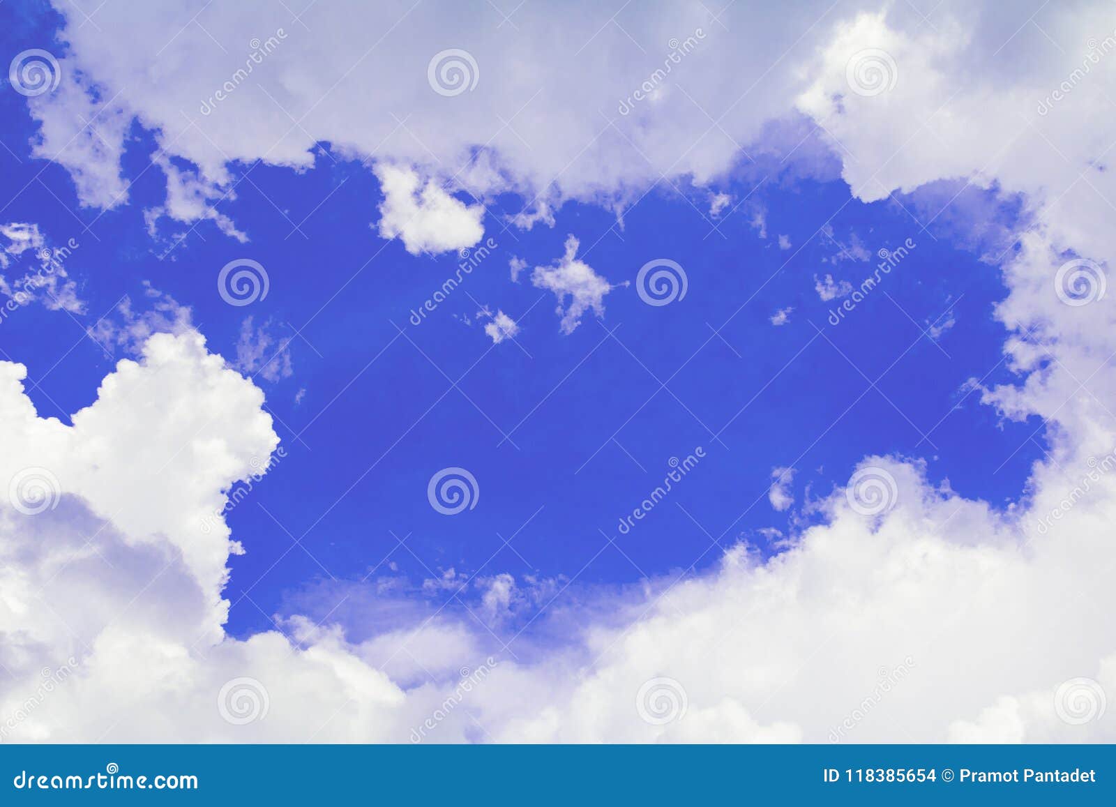 Blue Sky Vivid Which Has Cloudy Summer. Art in Nature Beautiful ... Blue Sky Vivid Which Has Cloudy Summer. Art in Nature Beautiful ...
