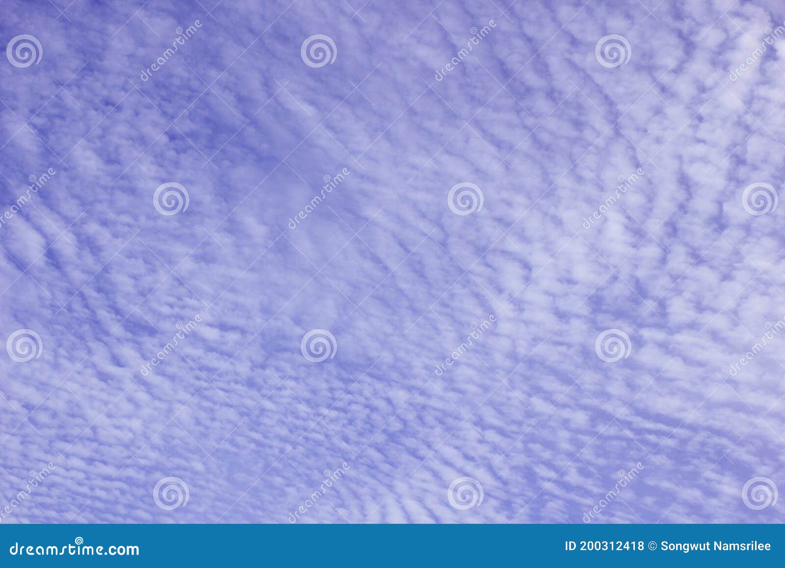The Sky Has Clouds that Look Like Waves Stock Photo - Image of brick ...