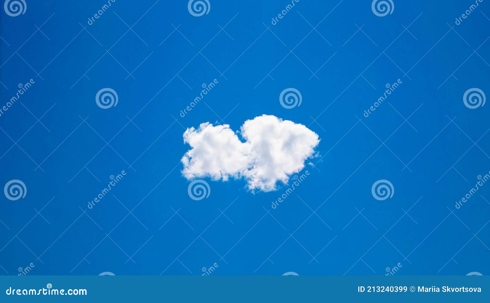 A Blue Sky with a White Cloud in the Shape of a Fish Stock Image ...