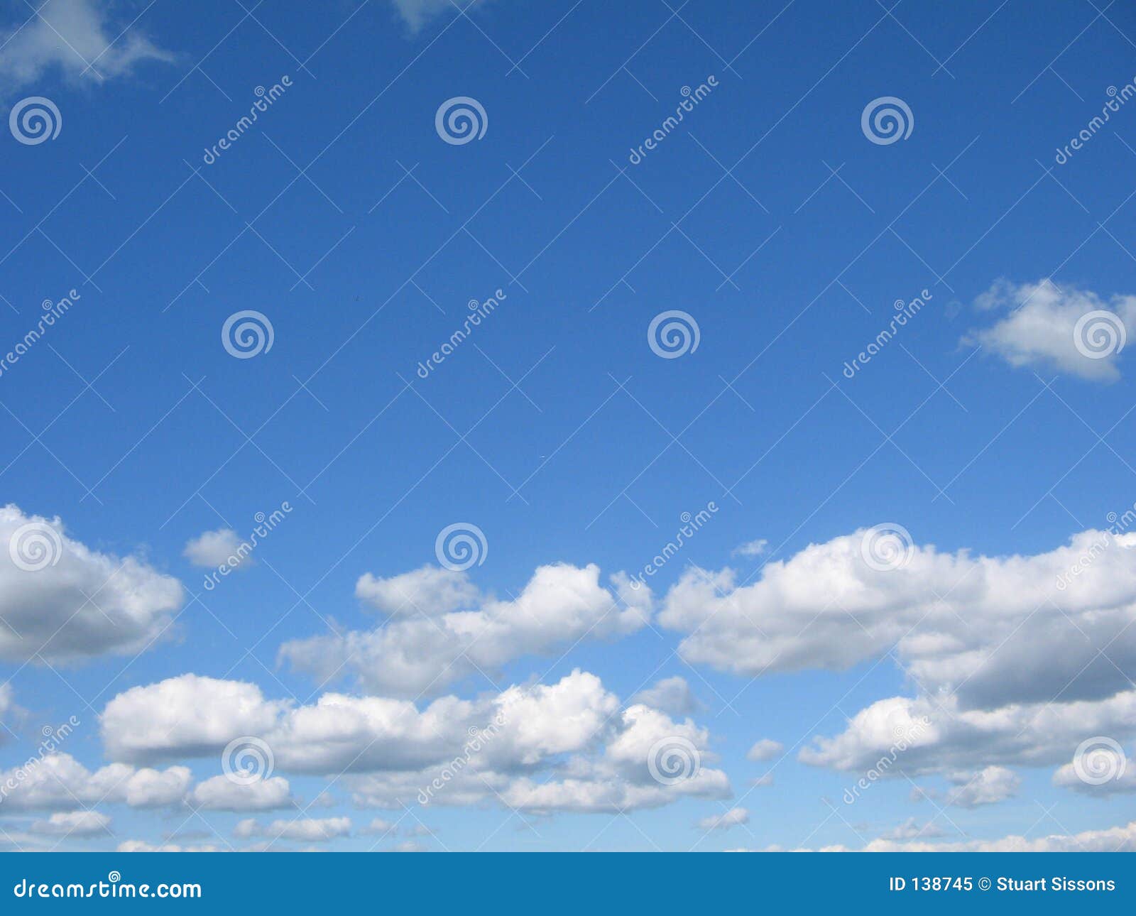 Blue Sky, Clouds And Bracher. Nature Background. Nature Texture. Sky ...