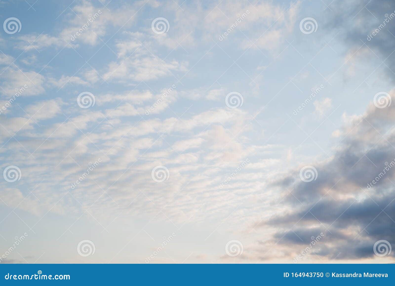 Blue Sky. White Clouds. Nice Heavens Stock Photo - Image of leather ...