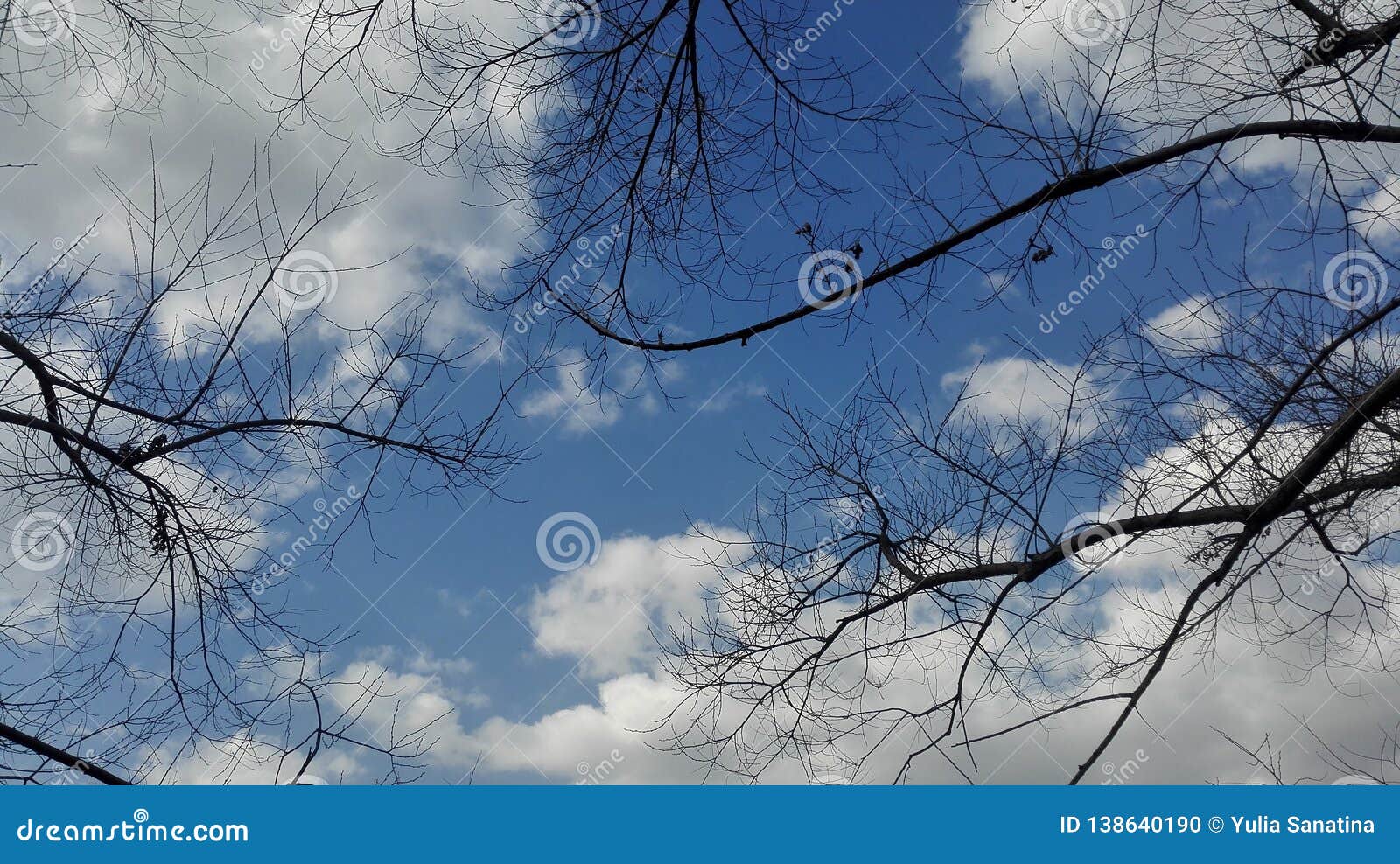 Blue sky at the daytime stock photo. Image of shaped - 138640190