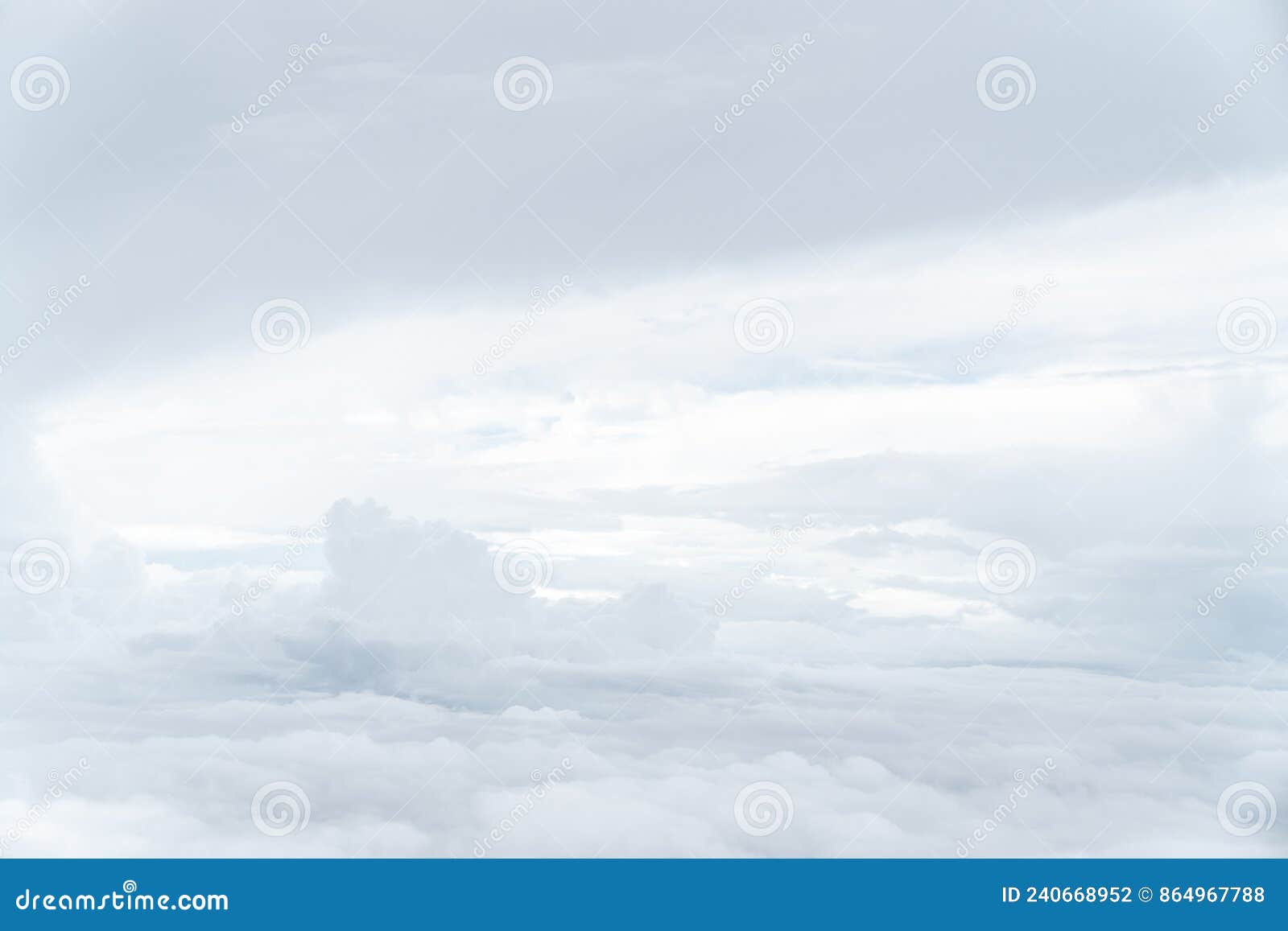 Blue Sky and White Clouds on a Sunny Day Stock Photo - Image of cloudy ...