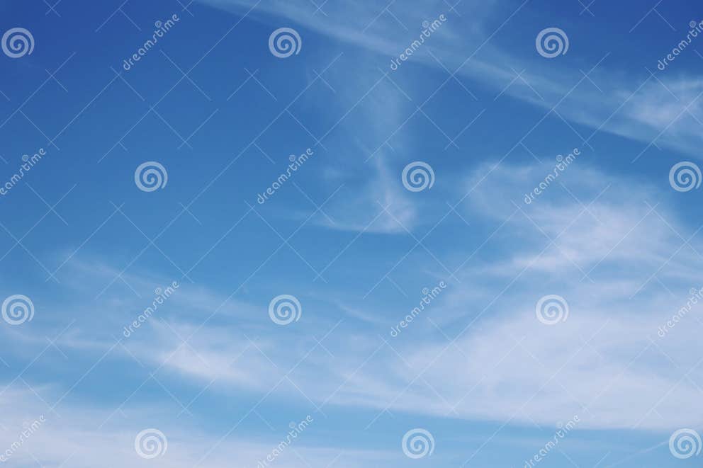 Nature Background 3864 Blue Sky with Diffuse White Clouds Stock Image ...
