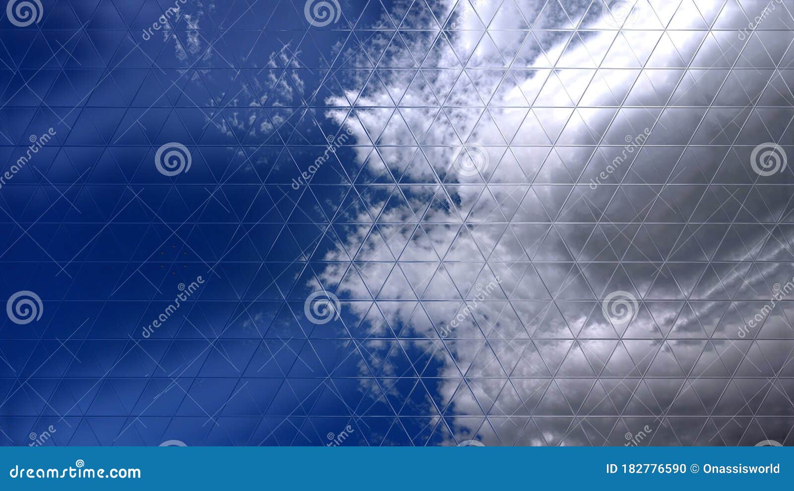 Blue Skyscape Clouds Abstract Background Stock Photo - Image of ...