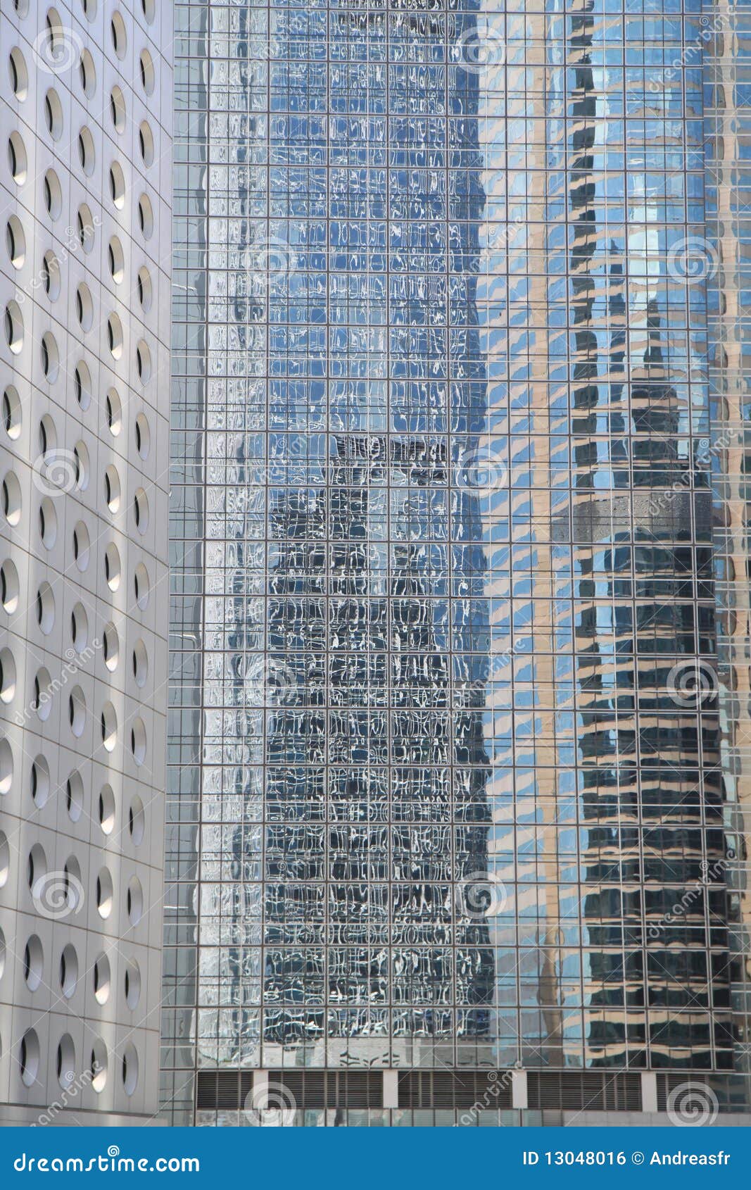 Blue skyscraper stock photo. Image of colored, cityscape - 13048016