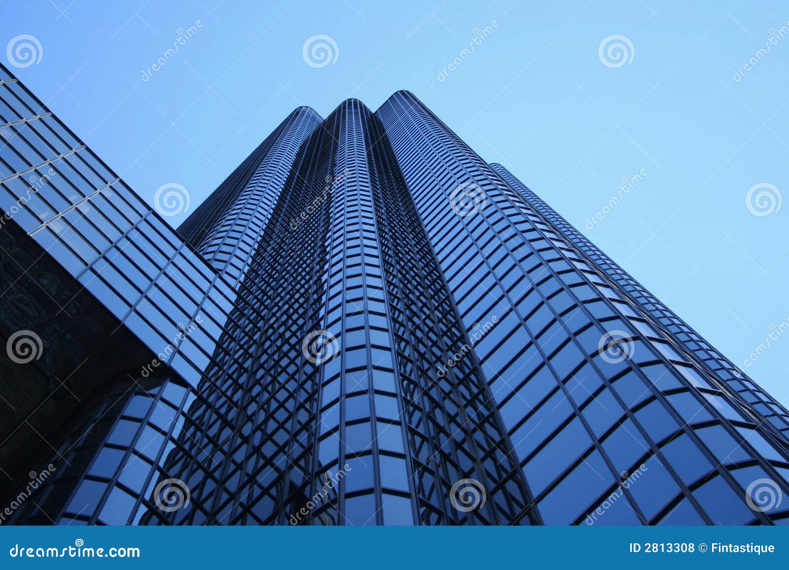 Blue Sky Skyscraper Nature Outdoors Background Nopeople Royalty-Free ...