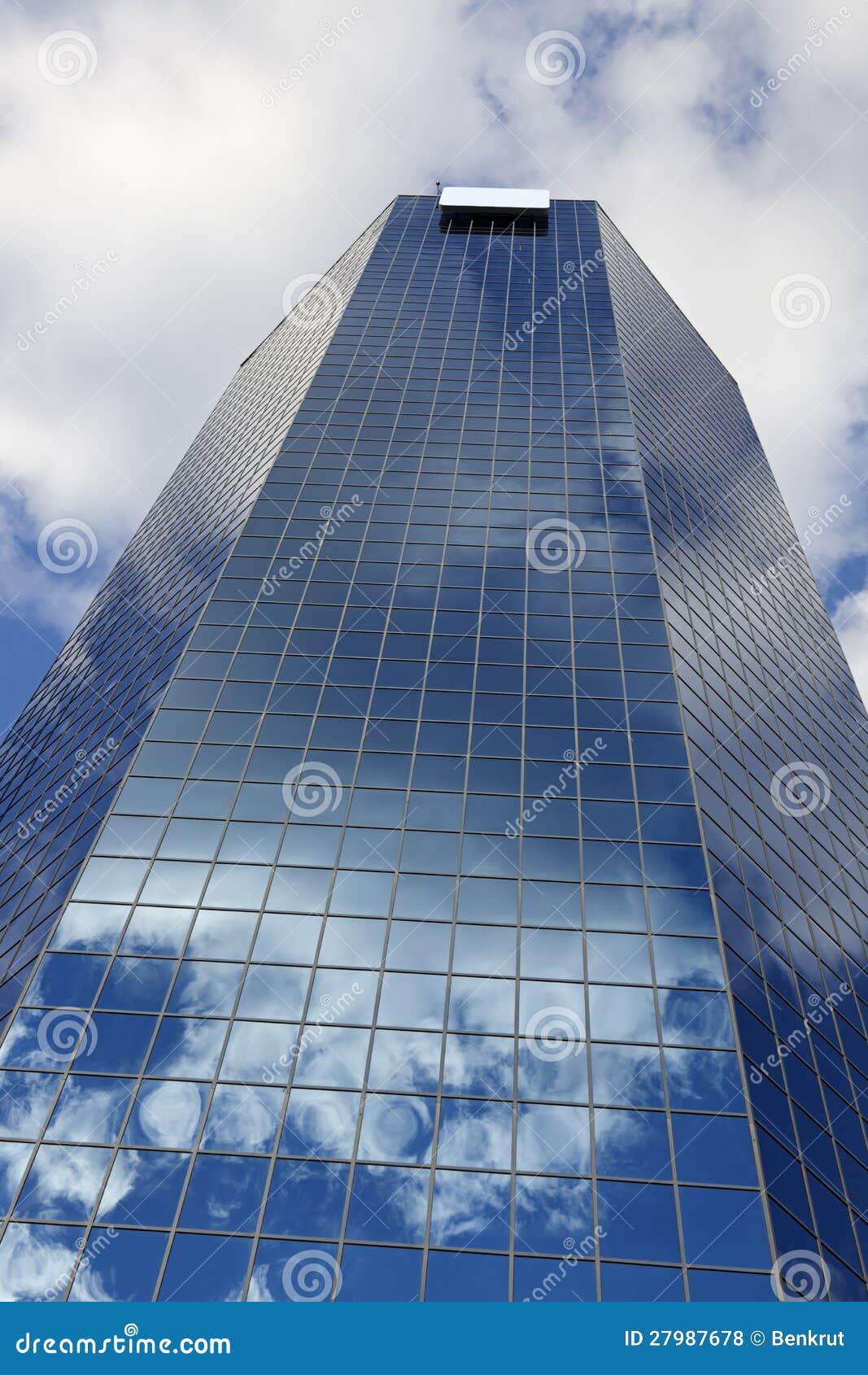 Blue Sky Skyscraper Nature Outdoors Background Nopeople Royalty-Free ...