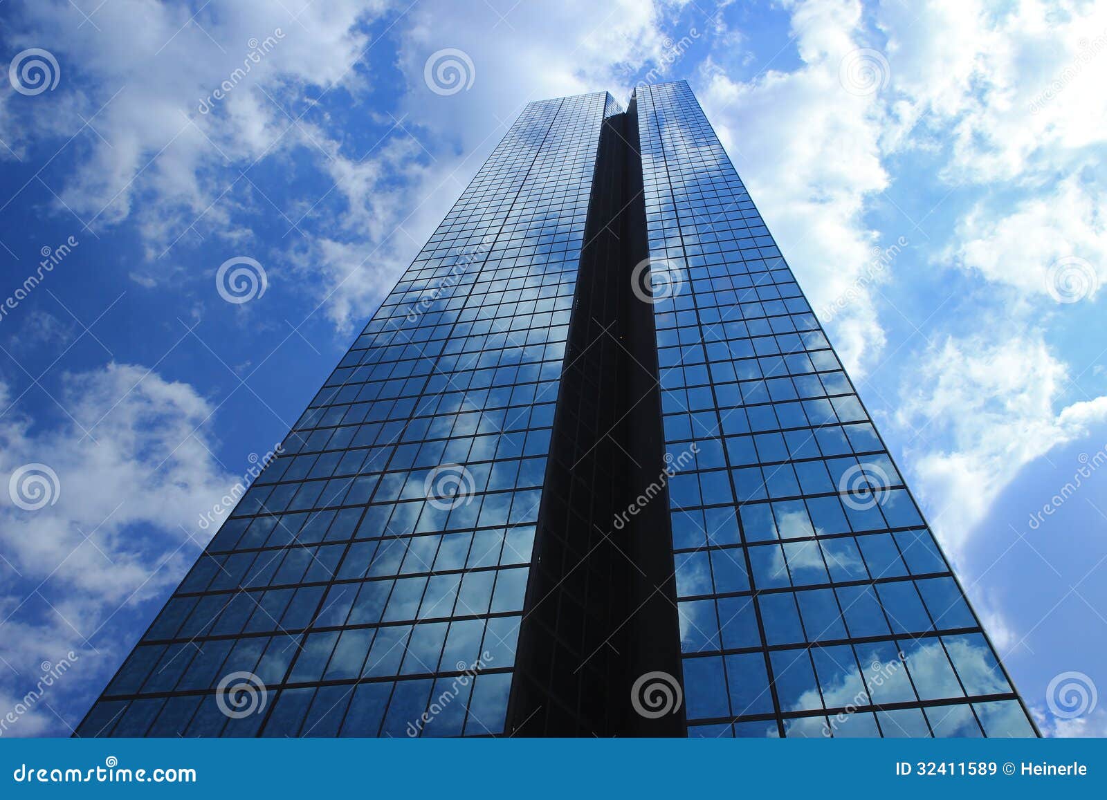 Blue Skyscraper stock image. Image of tower, high, sightseeing - 32411589