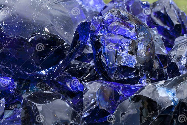 Blue Glass stock photo. Image of rock, blue, colorful - 15751166