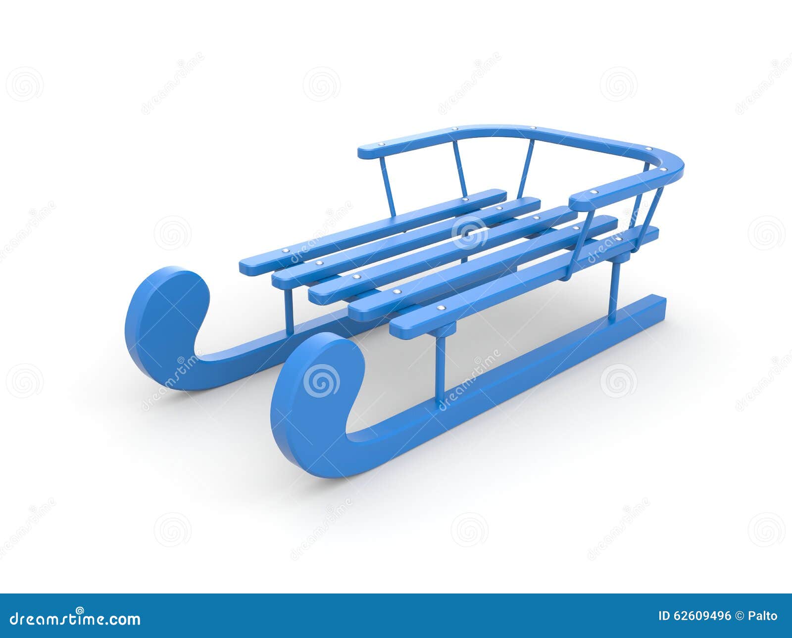 Bluewood Sledding Clipart