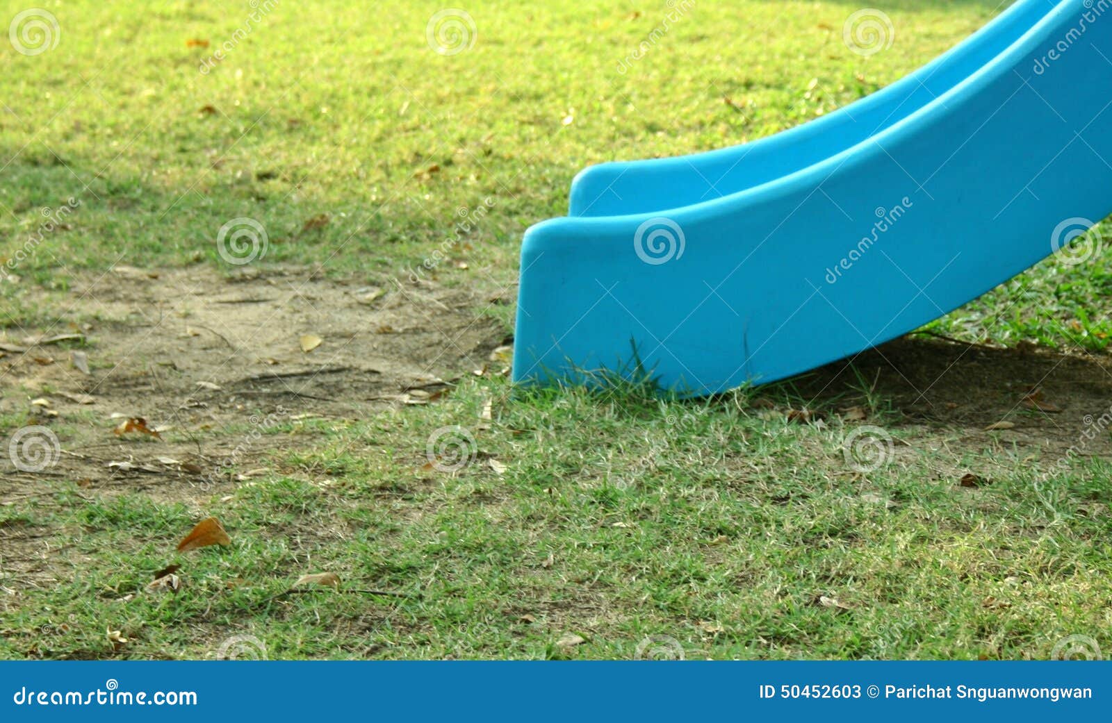 Blue Slide stock image. Image of laugher, school, colorful - 50452603