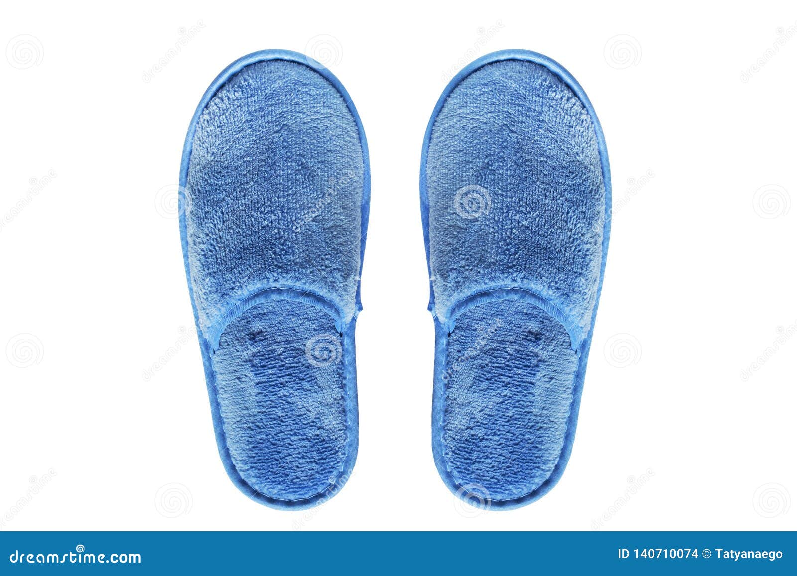 Blue slippers isolated stock photo. Image of slippers - 140710074