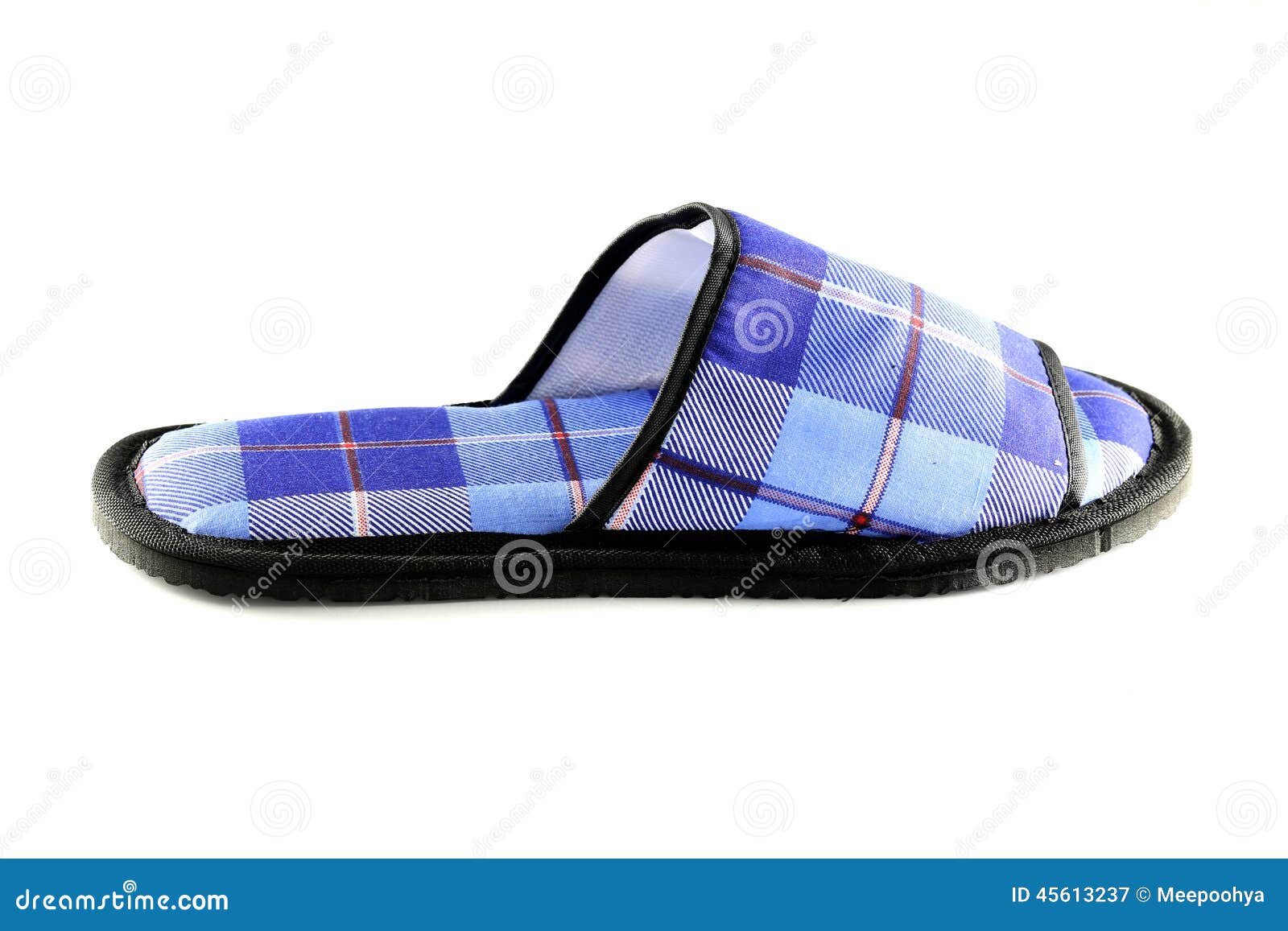 Blue Slippers isolated stock image. Image of protection - 45613237