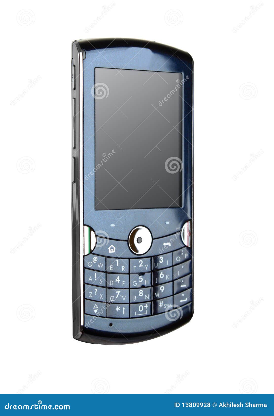 Blue Smartphone / Mobile Phone Stock Photo - Image of cell, portable ...