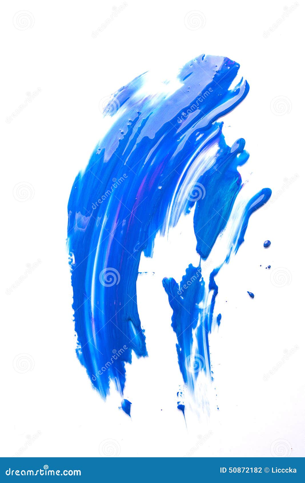 Blue smear stock photo. Image of smear, dripping, pattern - 50872182
