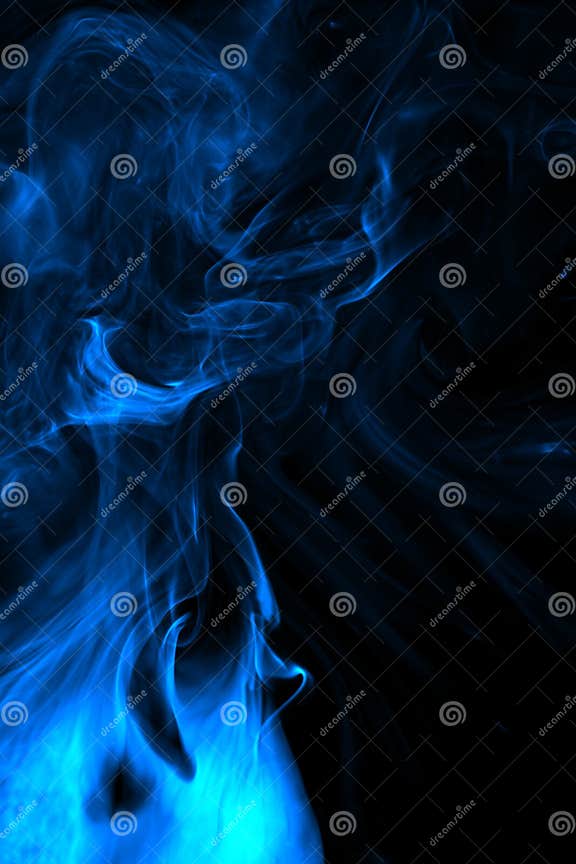 Blue smoke stock photo. Image of mist, incense, backdrop - 4630454
