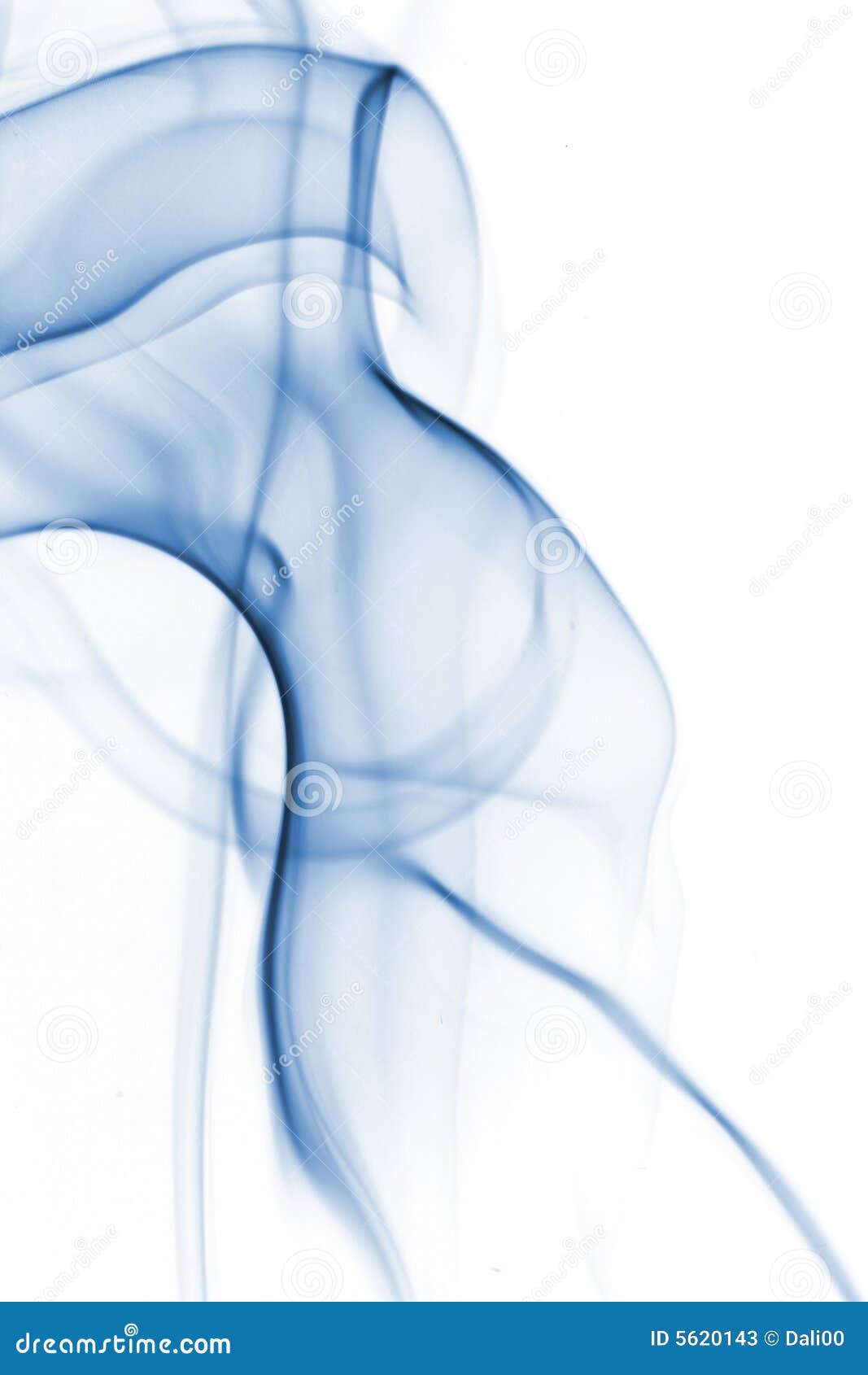 Blue smoke stock image. Image of light, blowing, concepts - 5620143