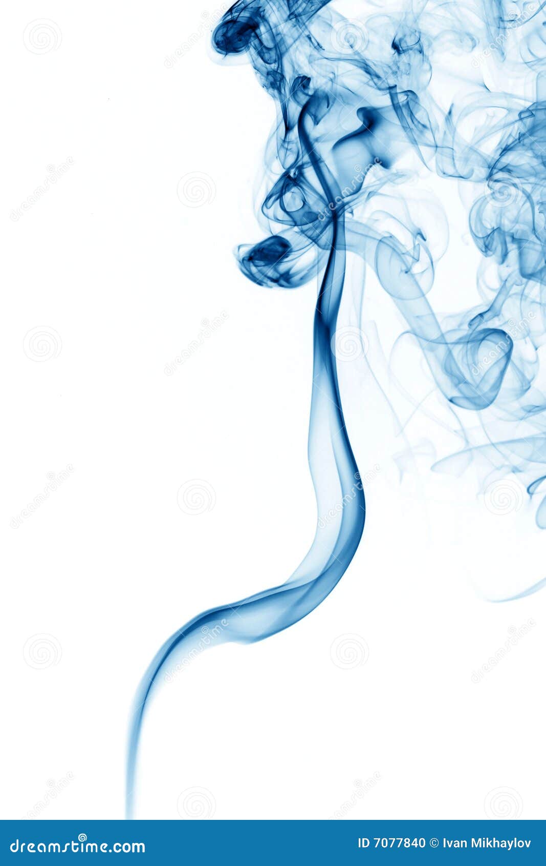 Blue smoke stock photo. Image of blue, mist, magical, graceful - 7077840