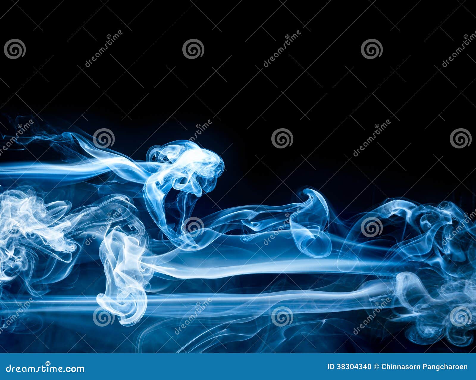 Blue Smoke Abstract Background Stock Photo - Image of elegant, form ...
