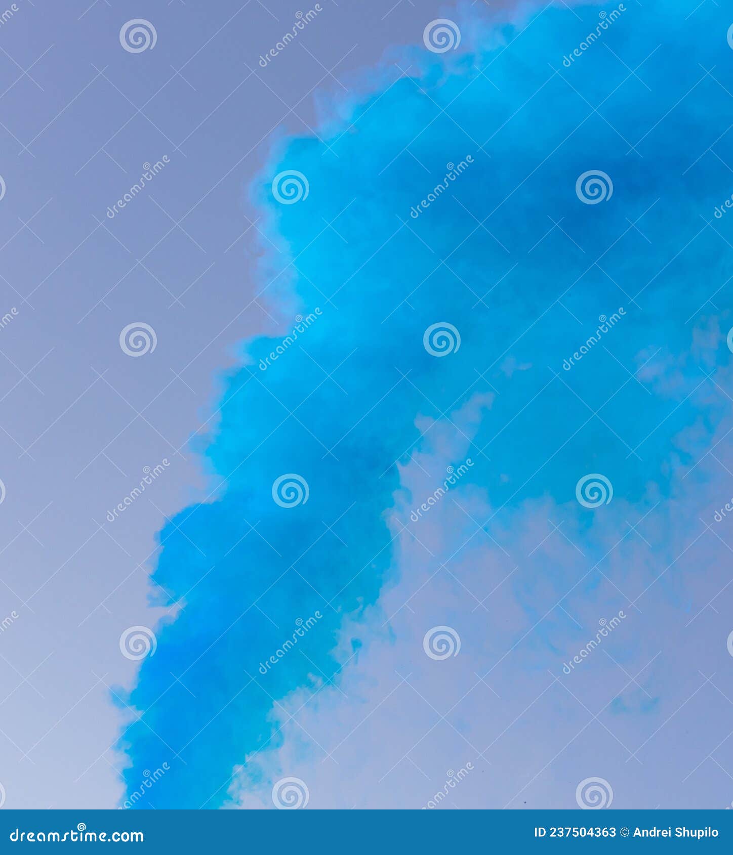 Blue Smoke on a Blue Background. Stock Image - Image of design ...