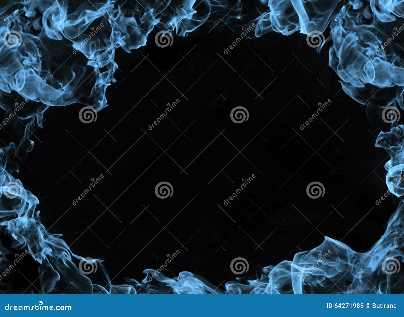 Blue smoke frame stock photo. Image of frame, detailed - 64271988