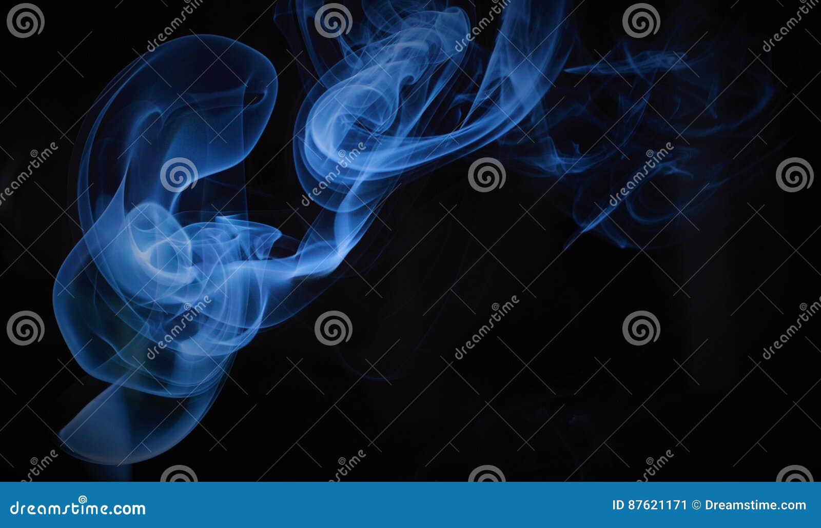 Blue smoke stock image. Image of blue, smoke, smoking - 87621171