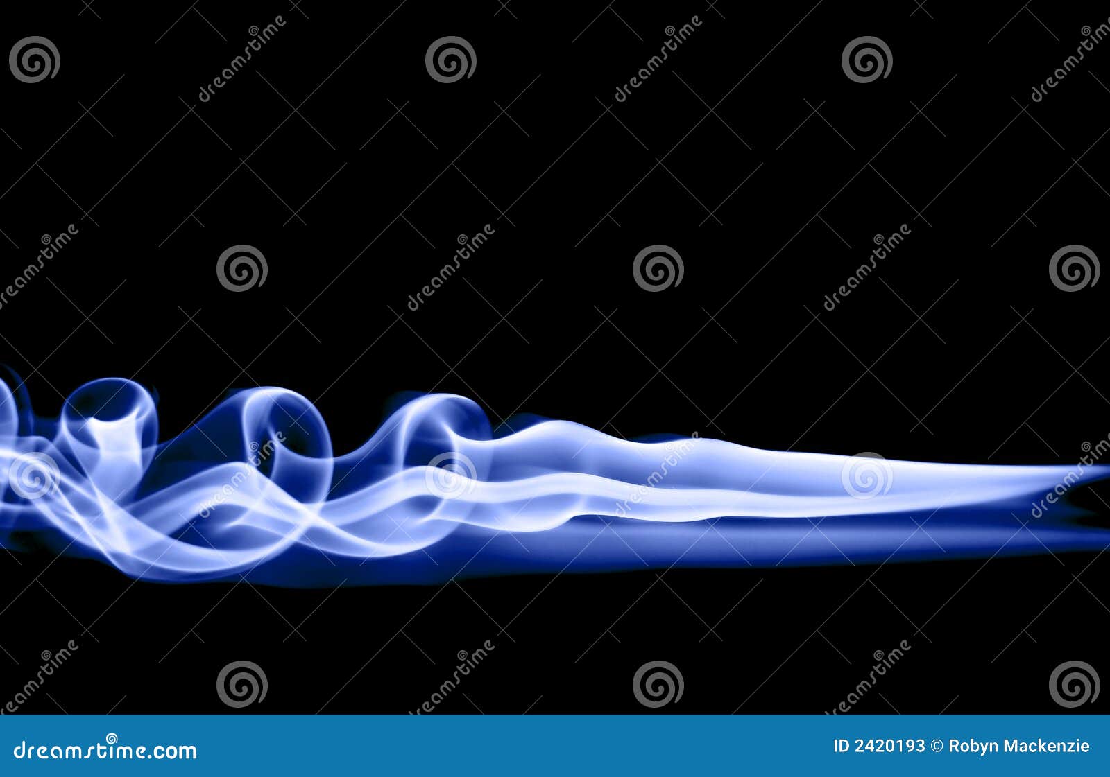 Blue Smoke Trails stock image. Image of shape, texture - 2420193
