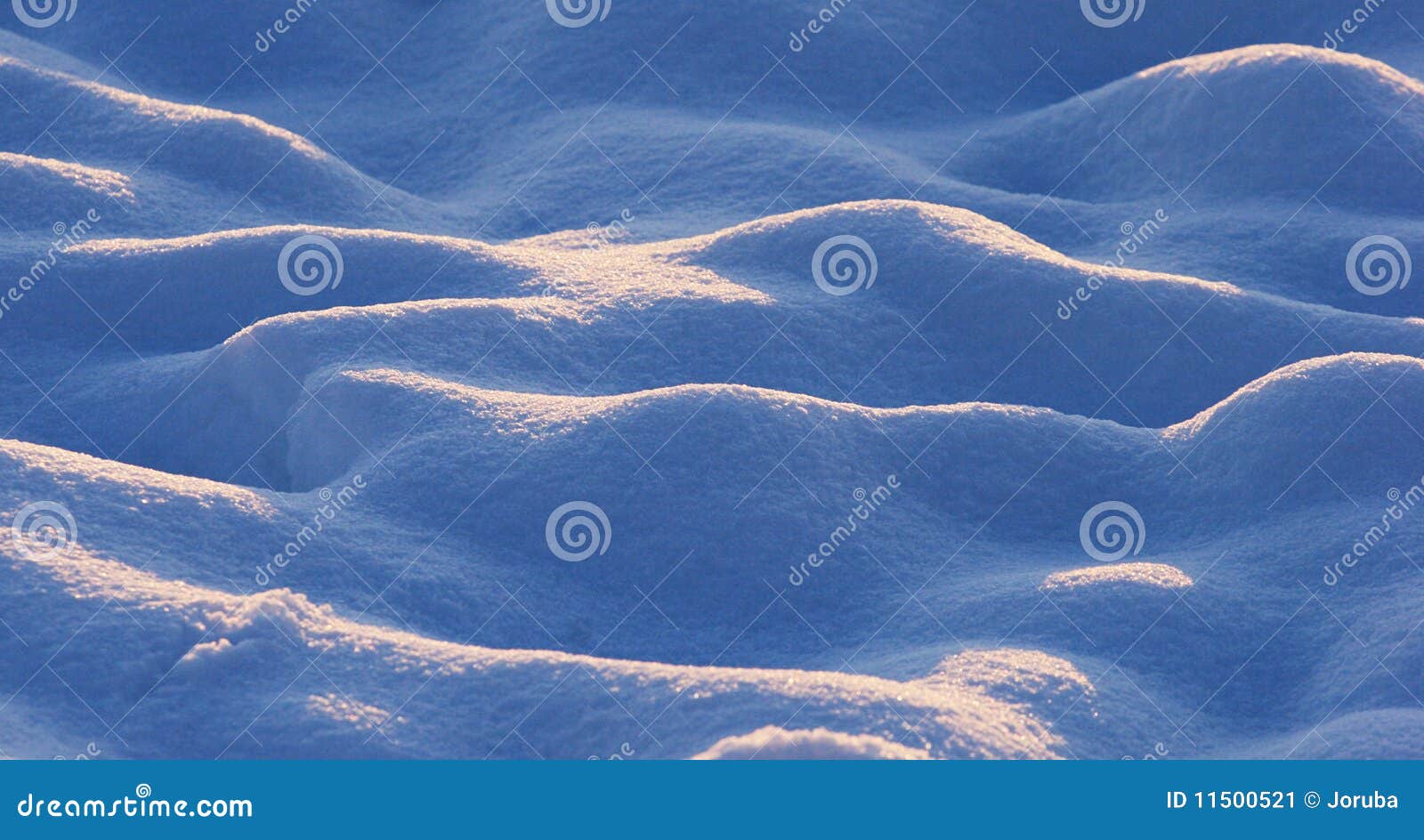 Blue snow stock image. Image of color, wintertime, detail - 11500521