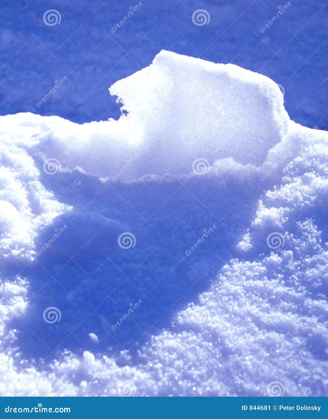 Blue Snow stock image. Image of chill, freeze, cold, shadow - 844681