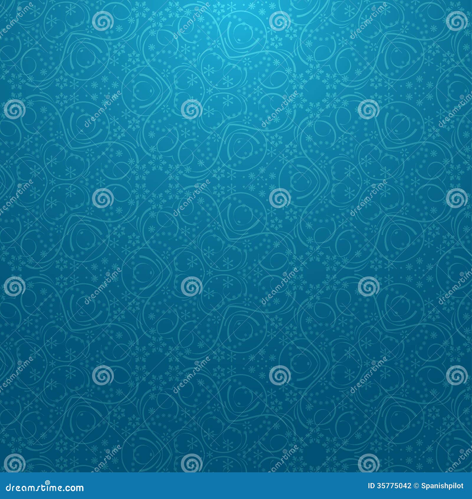 Blue snow pattern stock vector. Illustration of pattern - 35775042