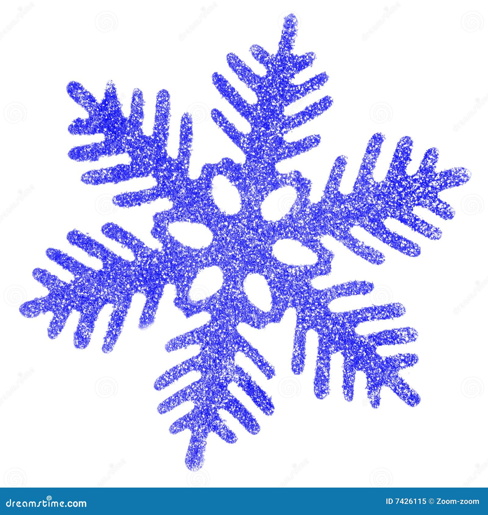 Blue snowflake stock image. Image of close, ornament, year - 7426115