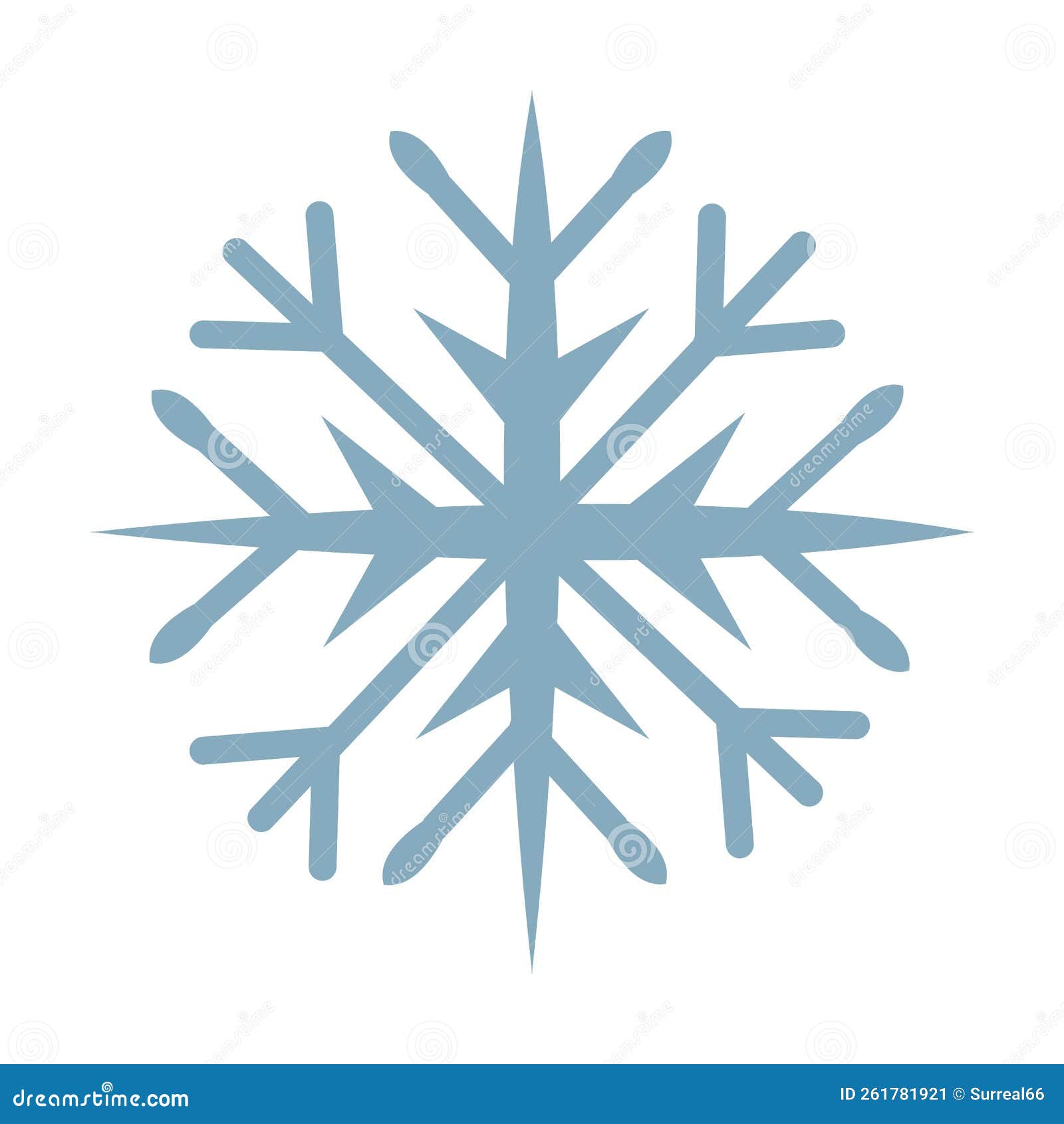 Blue Snowflake Vector Clip-art Stock Vector - Illustration of clipart ...