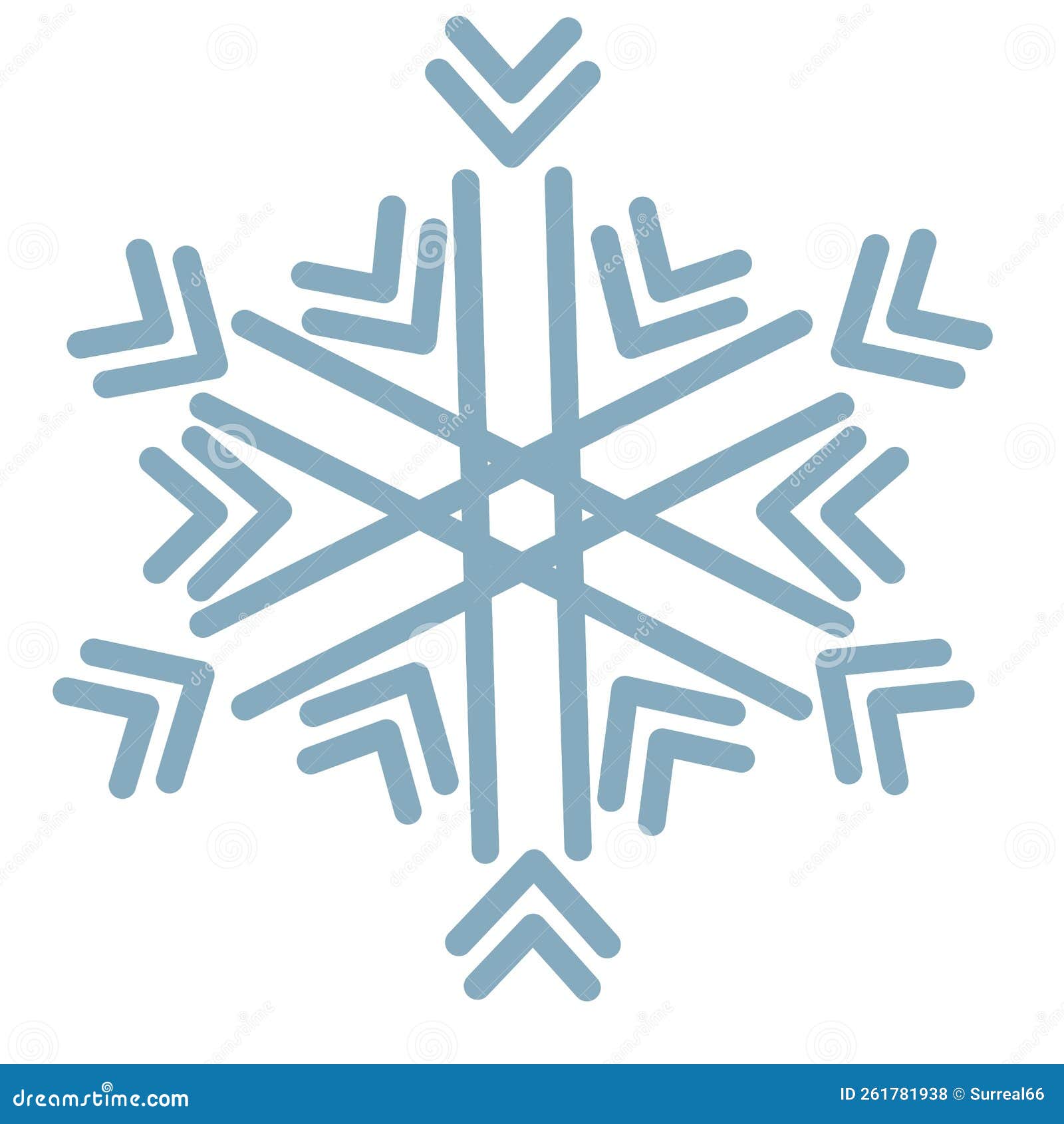 Blue Snowflake Vector Clip-art Stock Vector - Illustration of pattern ...