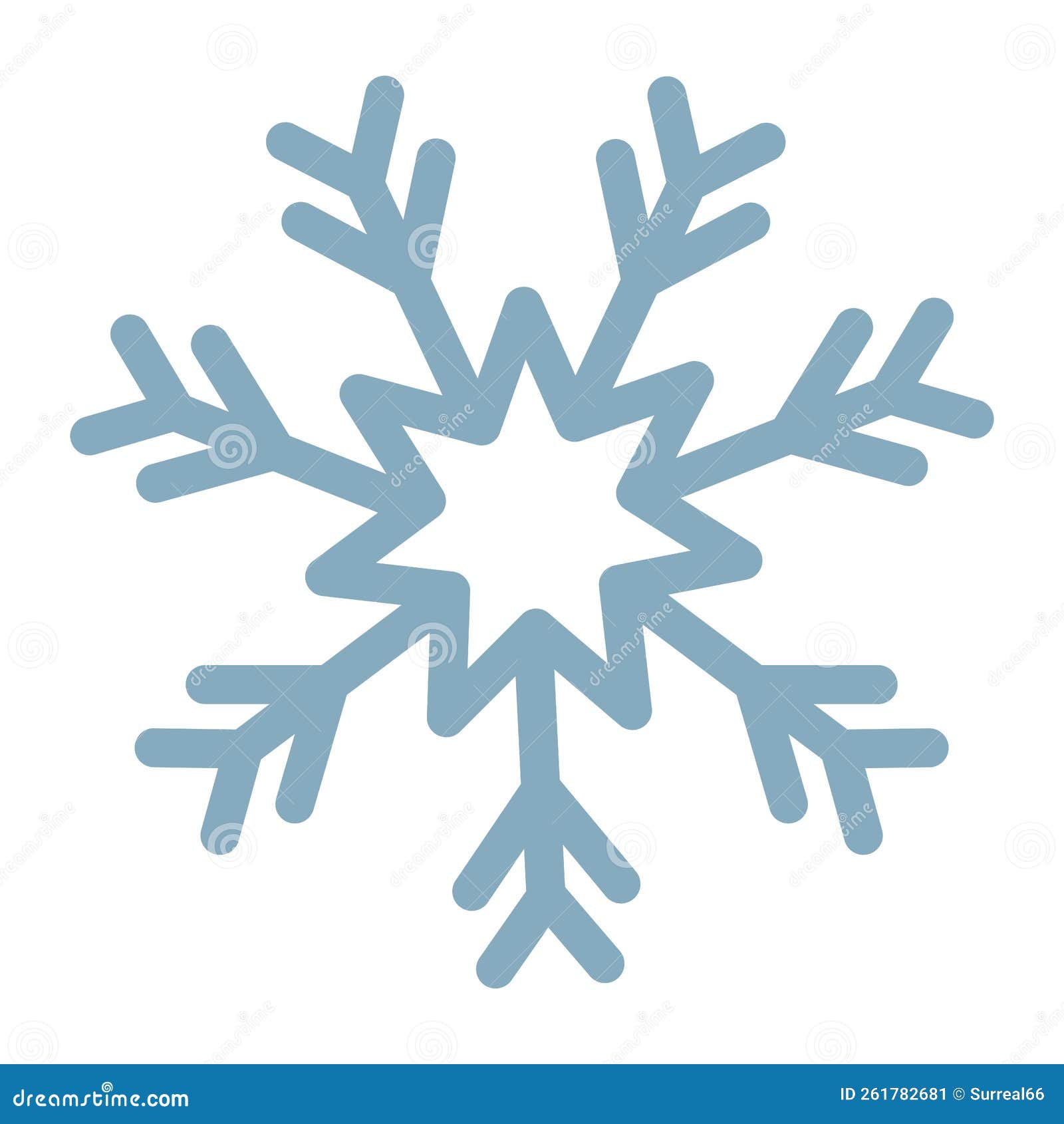 Blue Snowflake Vector Clip-art Stock Vector - Illustration of christmas ...