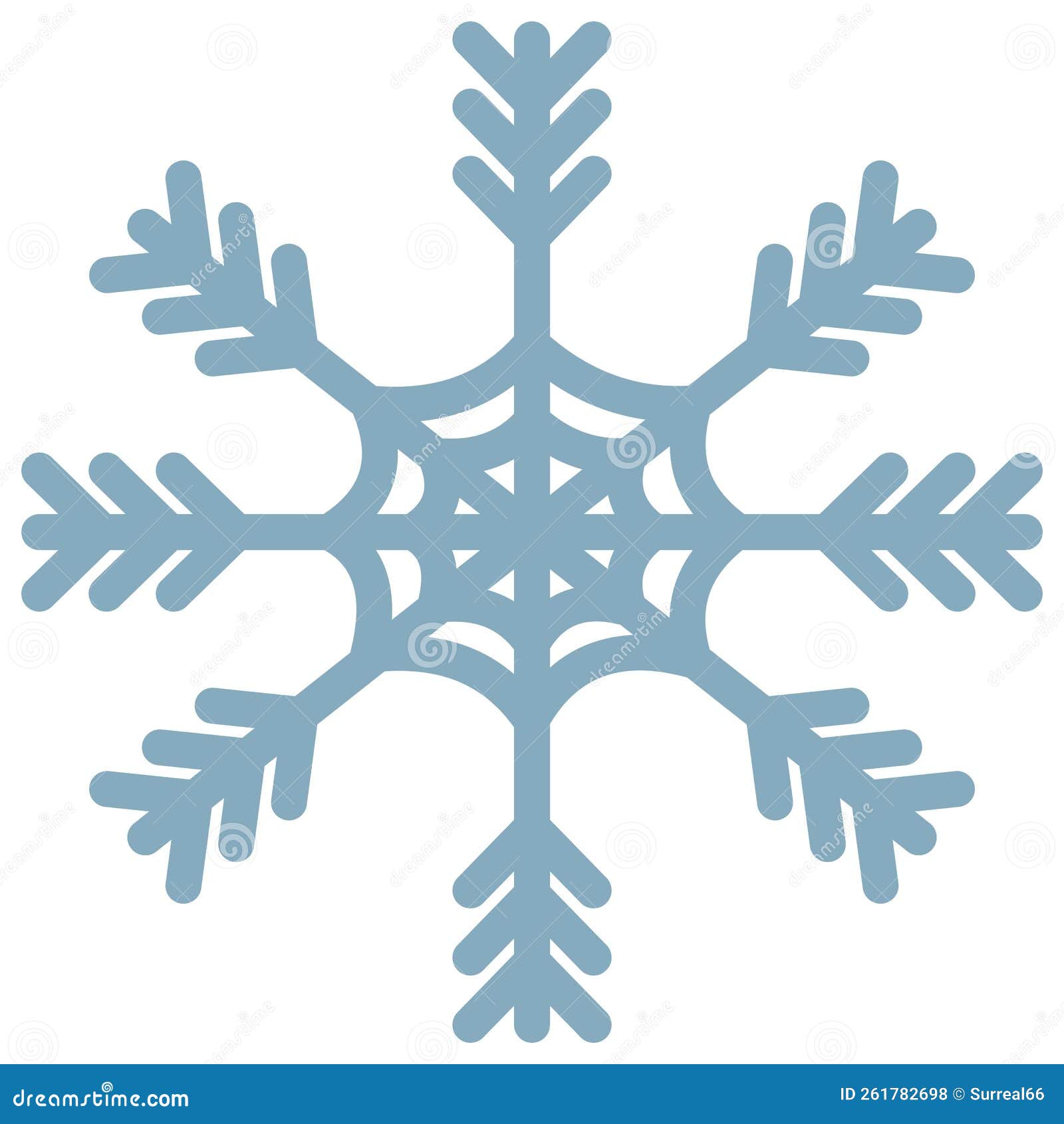 Blue Snowflake Vector Clip-art Stock Vector - Illustration of clipart ...