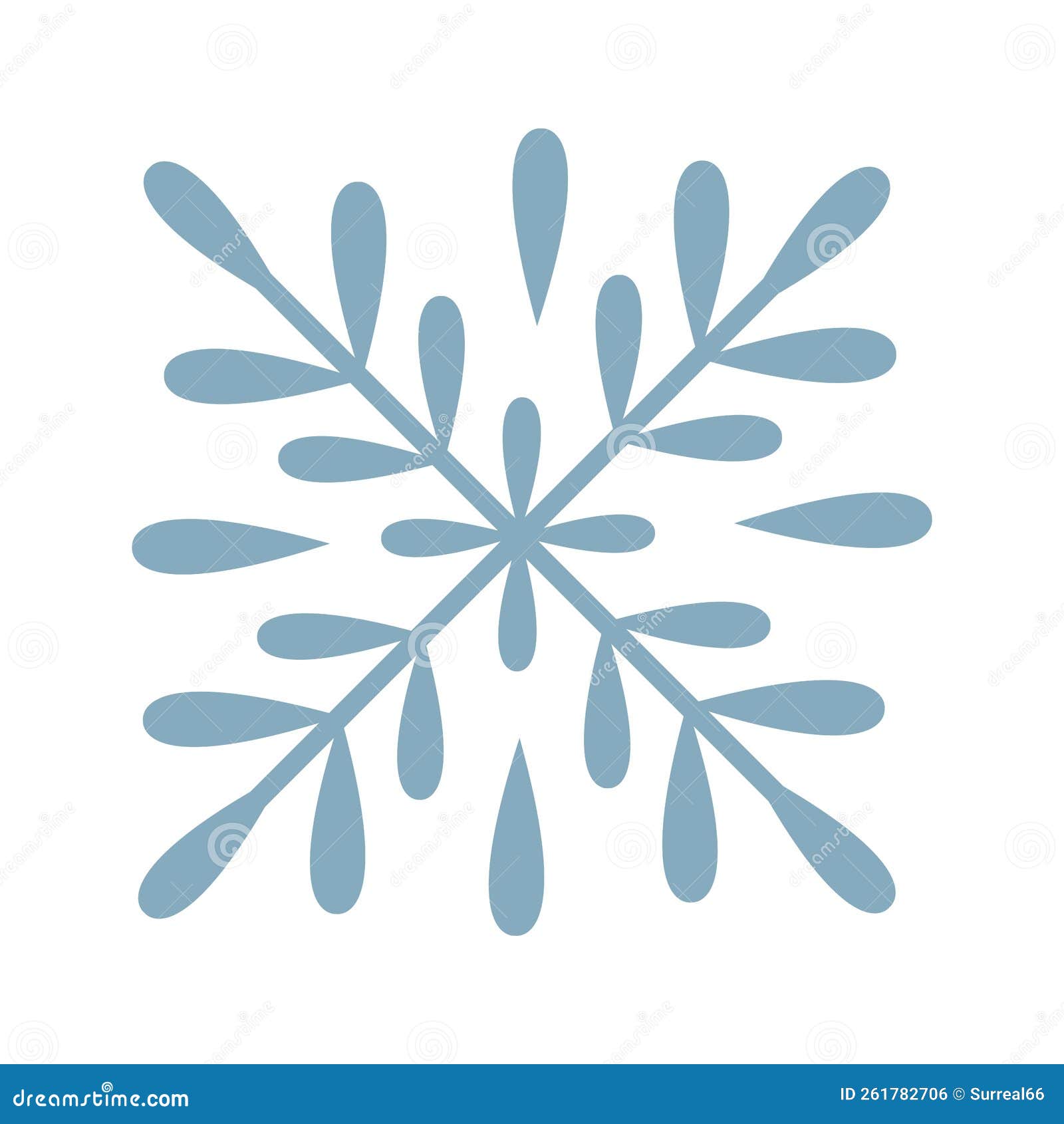 Blue Snowflake Vector Clip-art Stock Vector - Illustration of ...