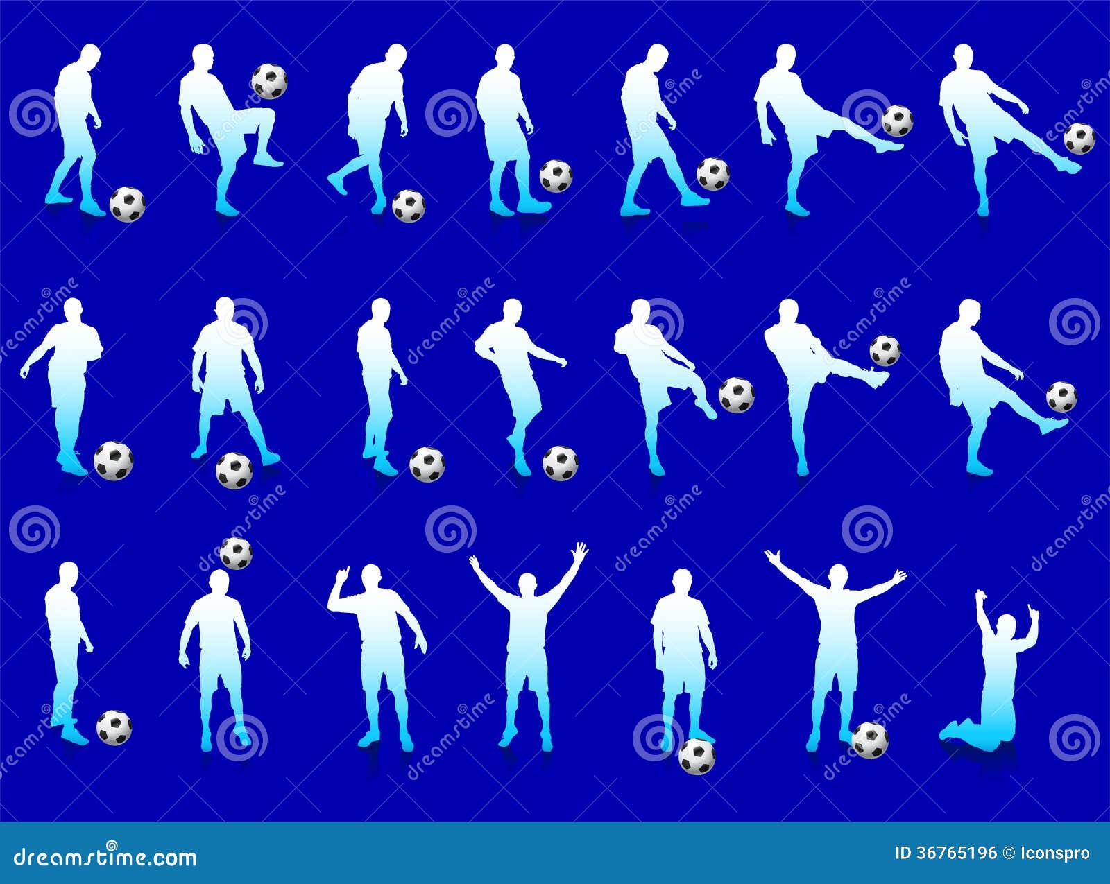 Blue Soccer Background Royalty-Free Stock Photography | CartoonDealer ...